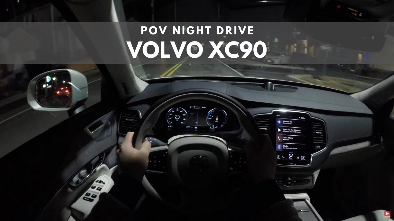 2020 Volvo XC90 | POV Night Drive - YouTube