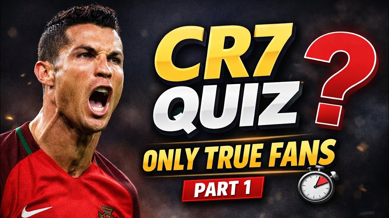 Cristiano Ronaldo Quiz | 10 Questions Only True Fans Know (Part 1 ...