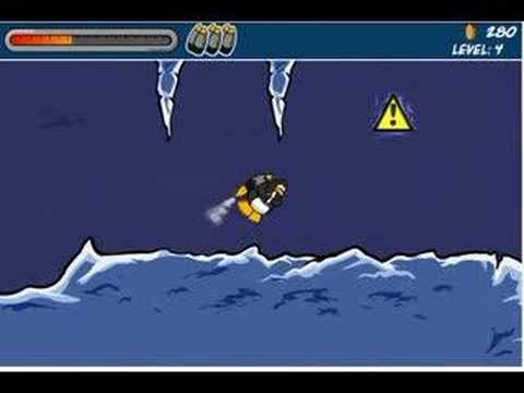 Club Penguin - Jetpack Game Full Playthrough