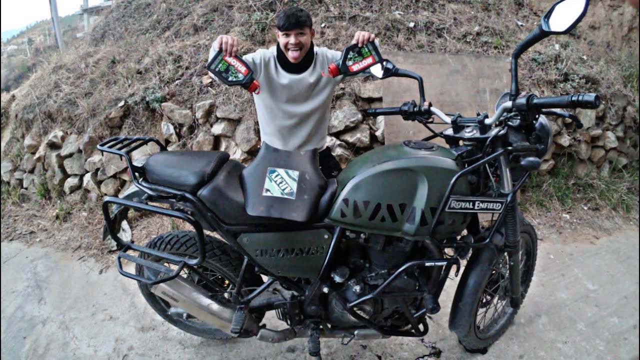 PREPARING my HIMALAYAN 411 for long tour some exciting place 😁 - YouTube