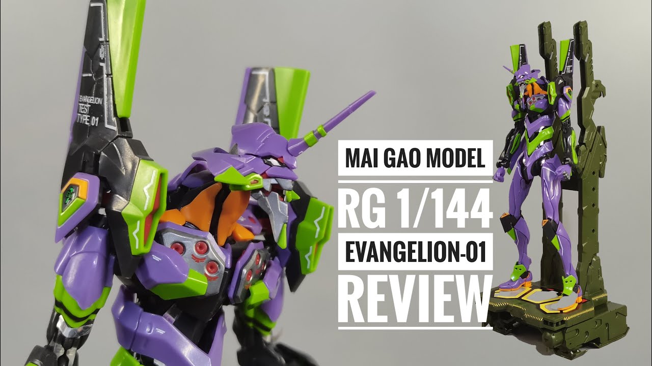 Mai Gao Model RG 1/144 Evangelion - 01 Review - YouTube
