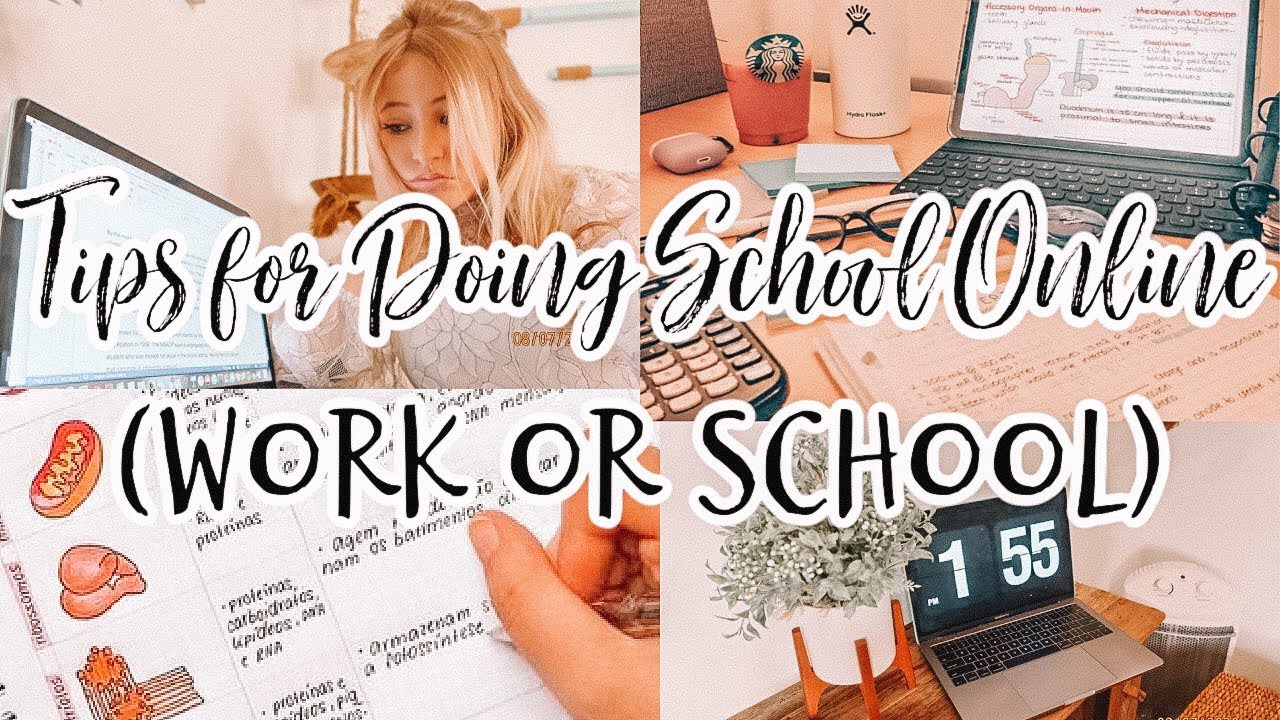 Tips for ONLINE School! How to manage online classes - YouTube