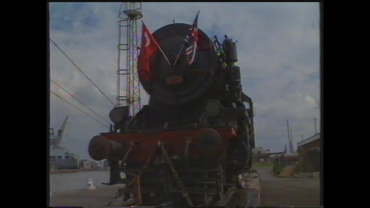 Repatriation of Turkish 8F Locomotive 45160. - YouTube