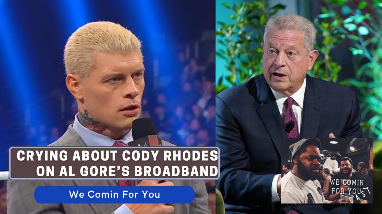 Crying About Cody Rhodes and Wrestlemania on Al Gore's Broadband - YouTube