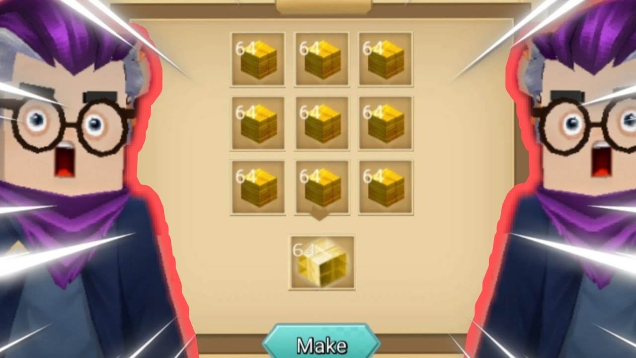 🔴HOW TO CRAFT GCUBES IN SKYBLOCK 😱 -BLOCKMAN GO SKYBLOCK - YouTube