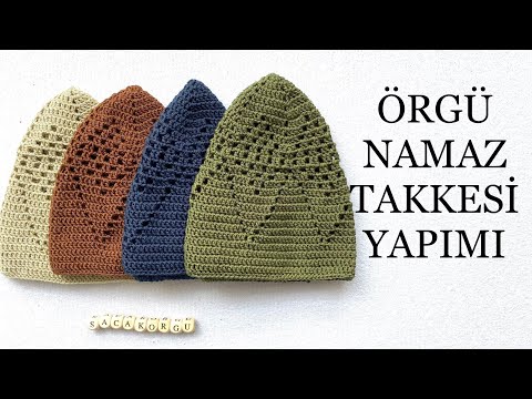 Örgü Namaz Takkesi Yapımı #takke #namaz #namazi