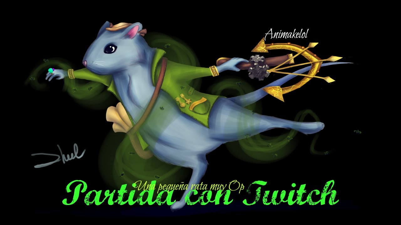 League of legends Partida con Twitch, una pequeña rata muy OP - YouTube