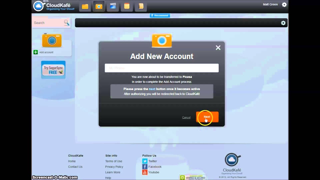 How to add your Picasa account - YouTube