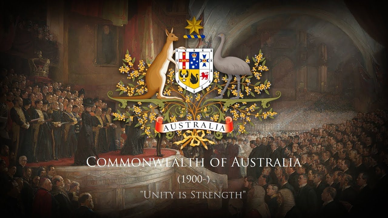 Commonwealth of Australia (1901-) Patriotic Song "Unity is Strength ...