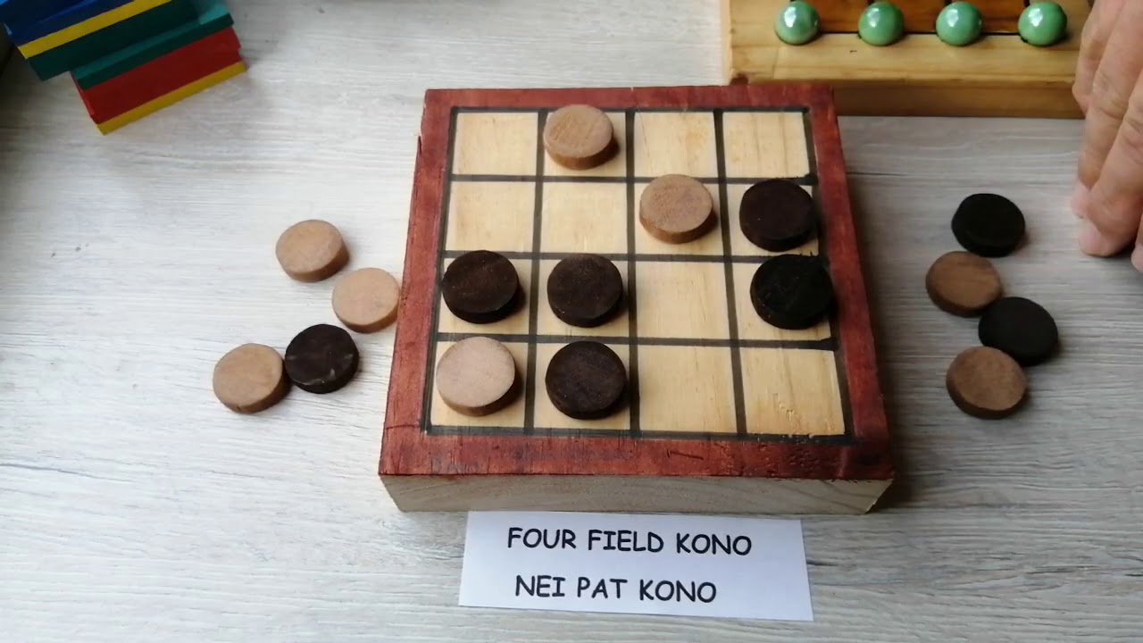 !Four Field Kono! !Nei Pat Kono! !Kono campo de 4! - 1001 juegos de mesa antiguos y nuevos - YouTube