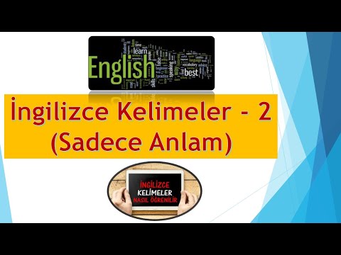 250 İNGİLİZCE KELİME (EN ÇOK KULLANILAN - 2), İngilizce Kelime En Hızlı Nasıl Öğrenilir?