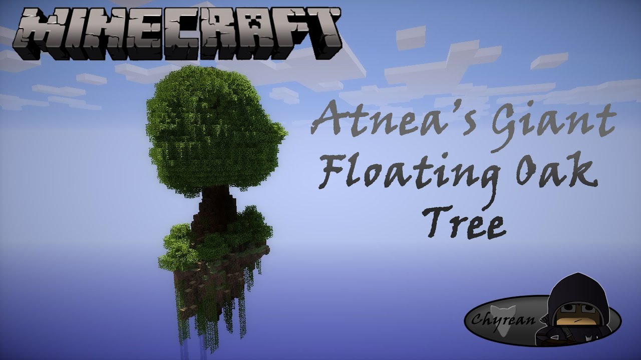 Minecraft: BwS - Atnea's Giant Floating Oak Tree - YouTube