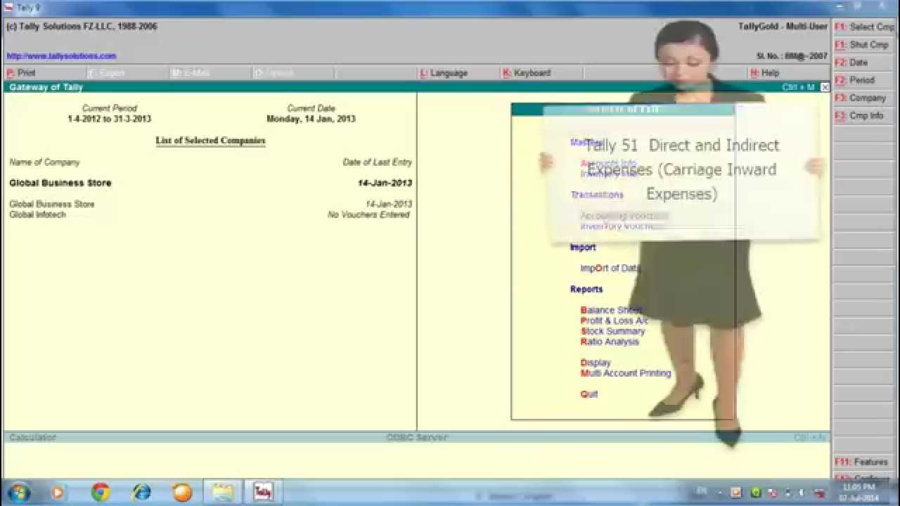 Tally 51 Direct And Indirect Expenses Carriage Inward Expenses YouTube Tally 51 Direct And Indirect Expenses Carriage Inward Expenses YouTube