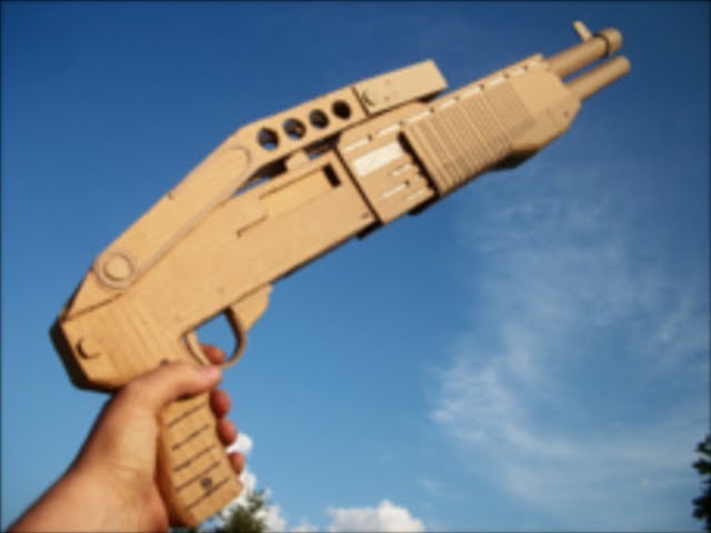 How To Draw A Spas 12 Shotgun