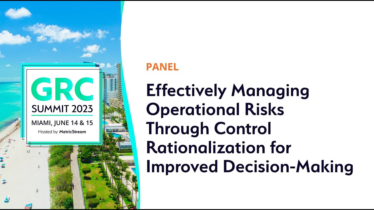 Effectively Managing Operational Risks Through Control Rationalization ...