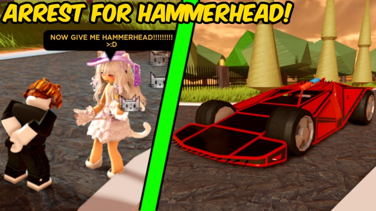 IF YOU ARREST ME, YOU WIN HAMMERHEAD! | Roblox Jailbreak - YouTube