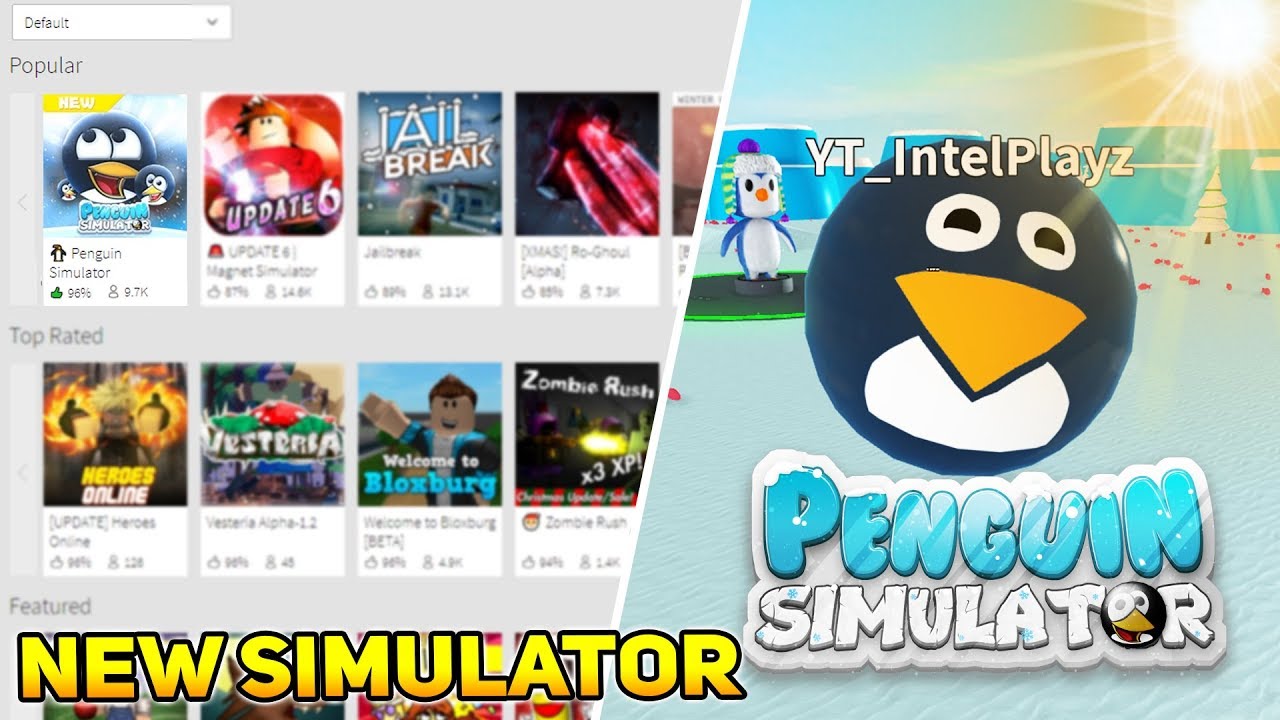 NEW GAME FIRST LOOK | Penguin Simulator - YouTube