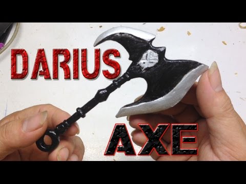 How to make a Mini Darius's Axe (League of Legends) - Rìu Darius ...