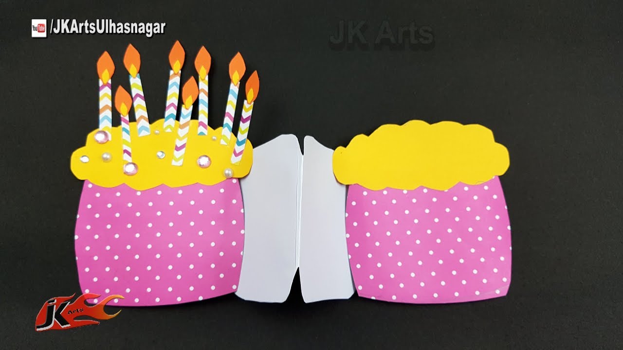Squash Card | Birthday's day DIY Craft | JK Arts 1258 - YouTube