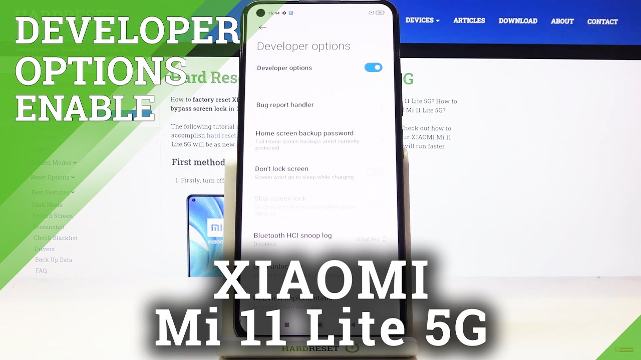 How to Enter Developer Mode on XIAOMI Mi 11 Lite 5G –Advanced Developer ...
