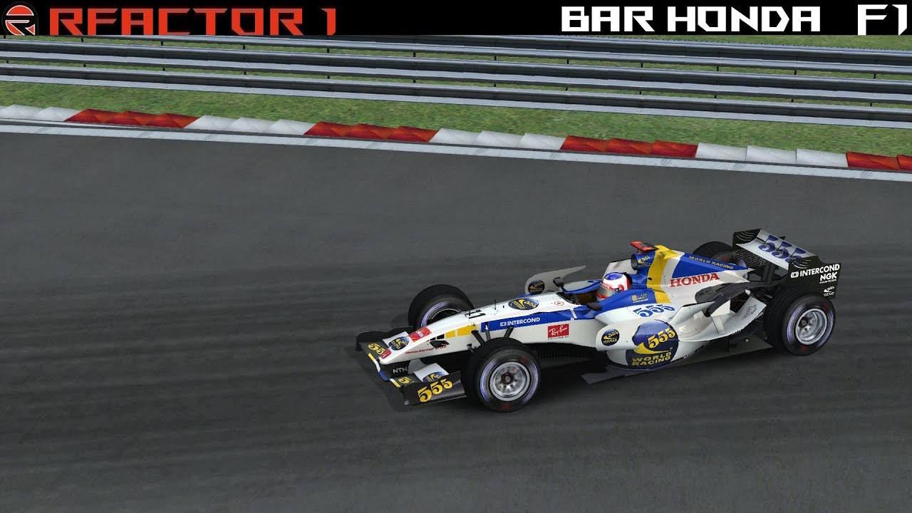 rfactor hot lap Shanghai 2006 R.Barrichello bar honda Livery 555 - YouTube