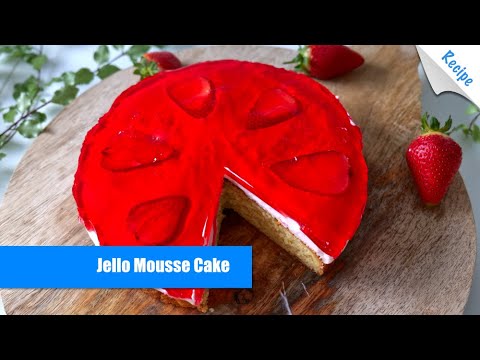 Jello Mousse Cake Recipe - English - YouTube