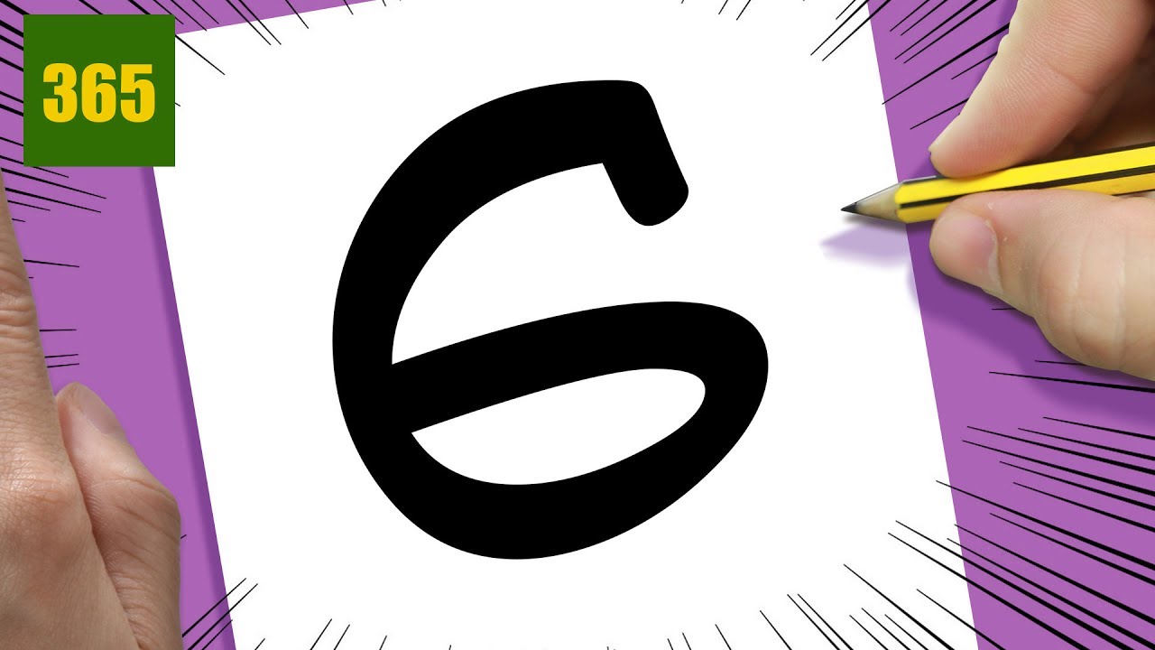 COMMENT FAIRE UN DESSIN D'UTILISER LE NUMÉRO 6 - YouTube