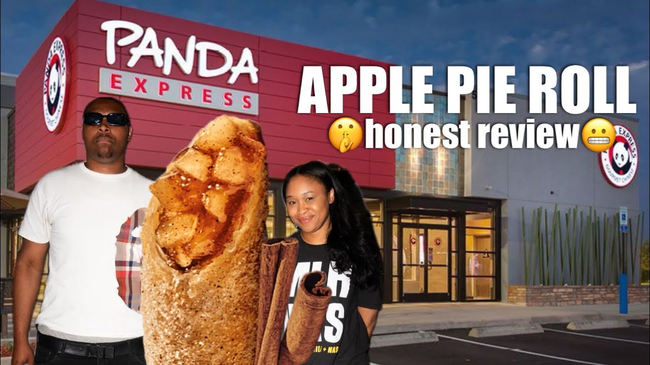 We Tried Panda Express Apple Pie Roll !! - YouTube