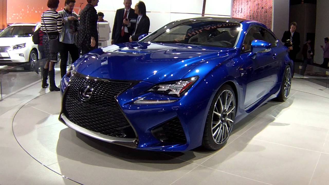 2015 Lexus RC F at the 2014 NAIAS Detroit Auto Show - YouTube