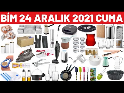 BİM BU HAFTA ✔️ BİM 24 ARALIK 2021 CUMA RESMİ KATALOĞU | ÇEYİZ VE MUTFAK #bim