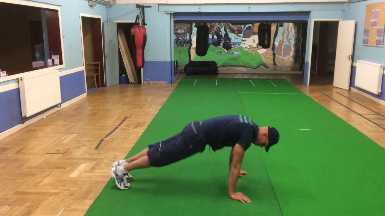 Burpee with double kick out - YouTube