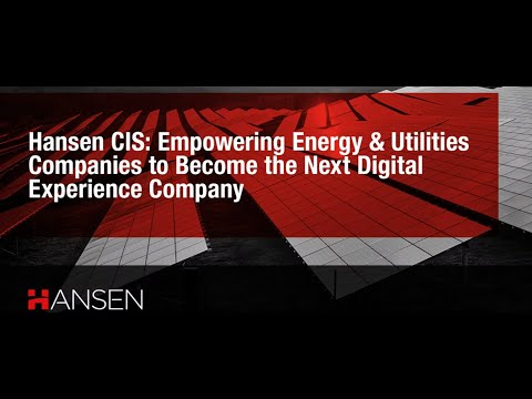 Hansen CIS for Energy & Utilities – Powering a Sustainable Future - YouTube
