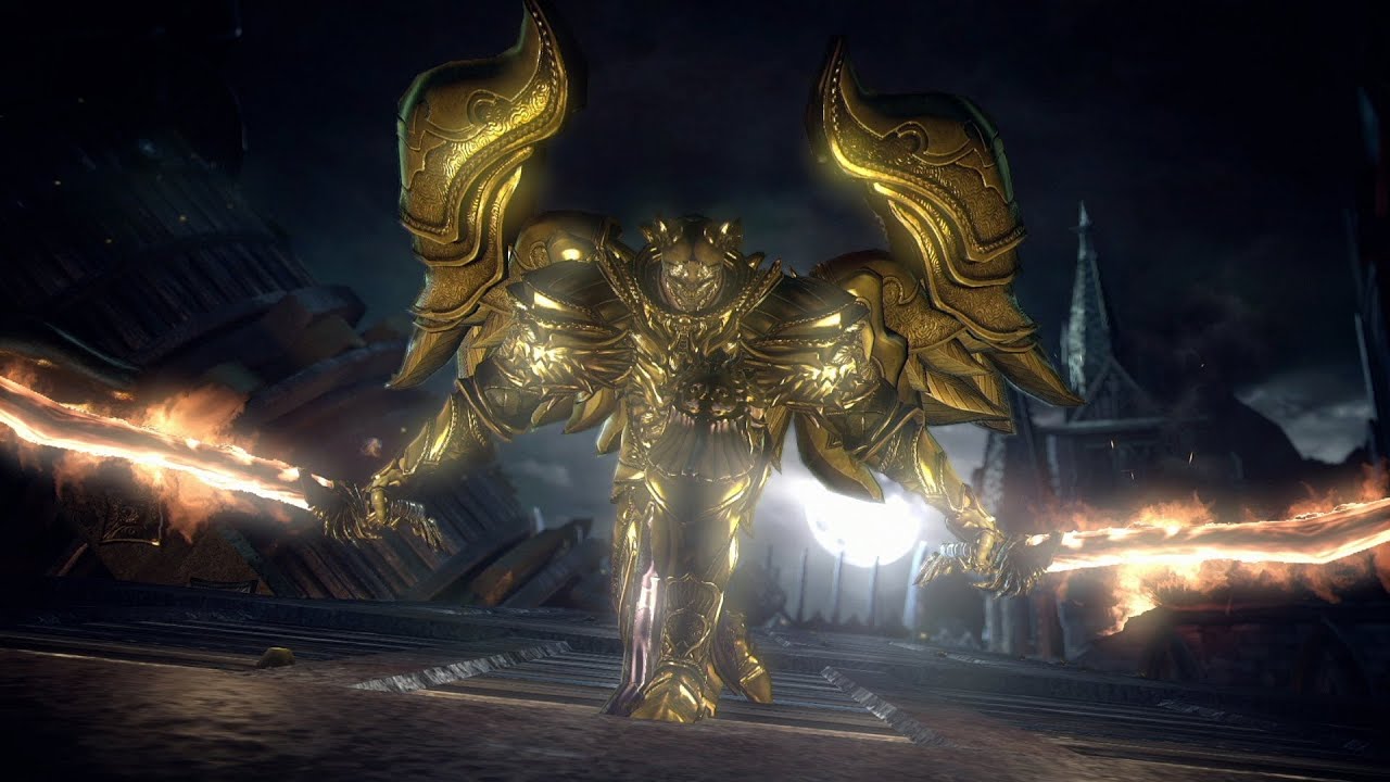 Castlevania: Lords of Shadow 2 - Golden Paladin fight (Prince of ...
