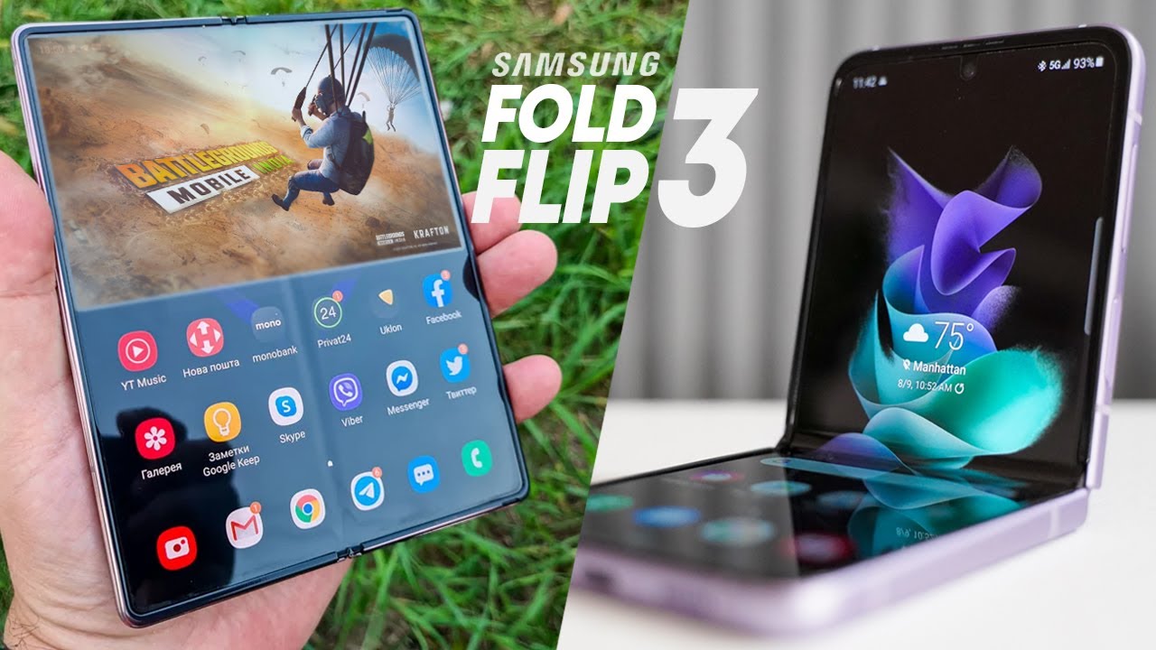 COOLEST FOLDING & FLIP PHONES OF 2021 by SAMSUNG - YouTube