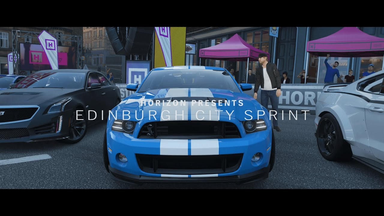 Forza Horizon 4 - Edinburgh City Sprint - Ford Shelby GT500 - YouTube