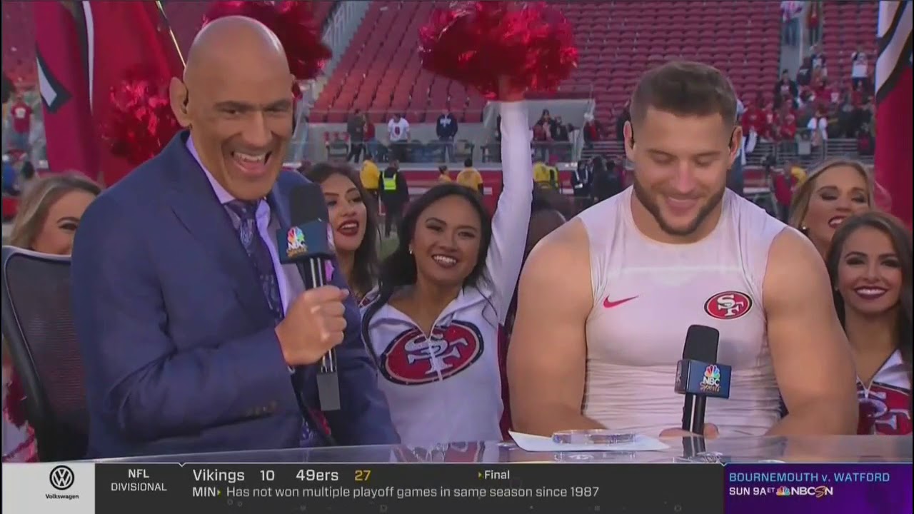 NFL on NBC Volkswagen Post Game Report 2020 NFC Divisional Round MIN@SF ...