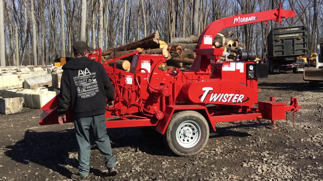 2007 Morbark Twister 12 Chipper Stock #837-902 - YouTube