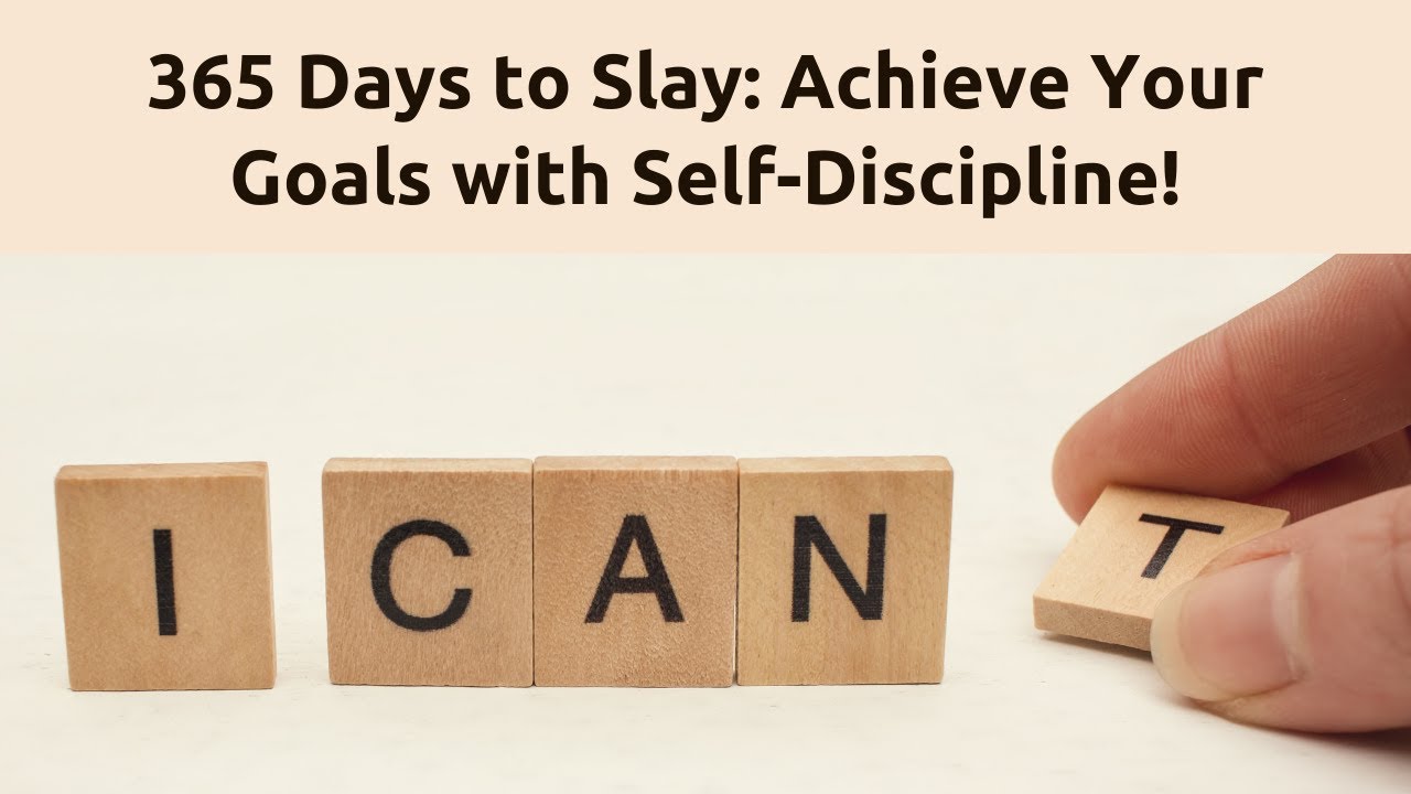 Achieve Your Goals with Bite-Sized Discipline - YouTube