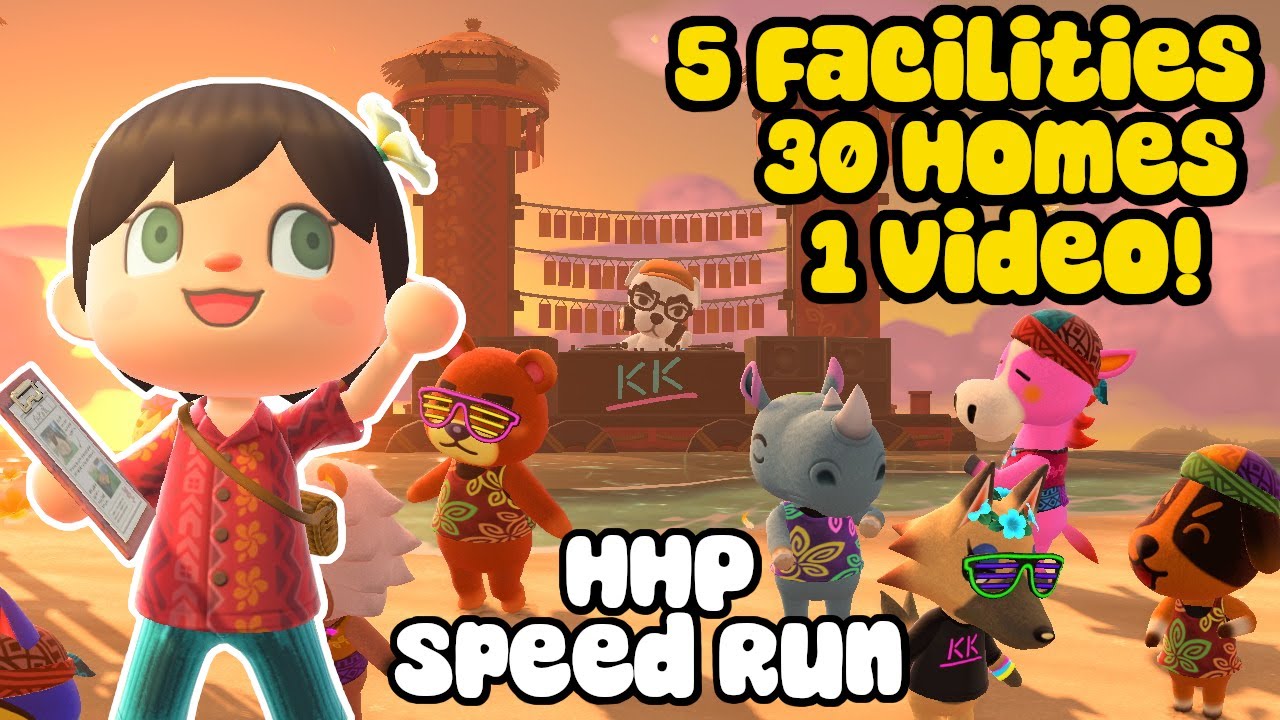Happy Home Paradise Speed Run! Animal Crossing New Horizons - YouTube