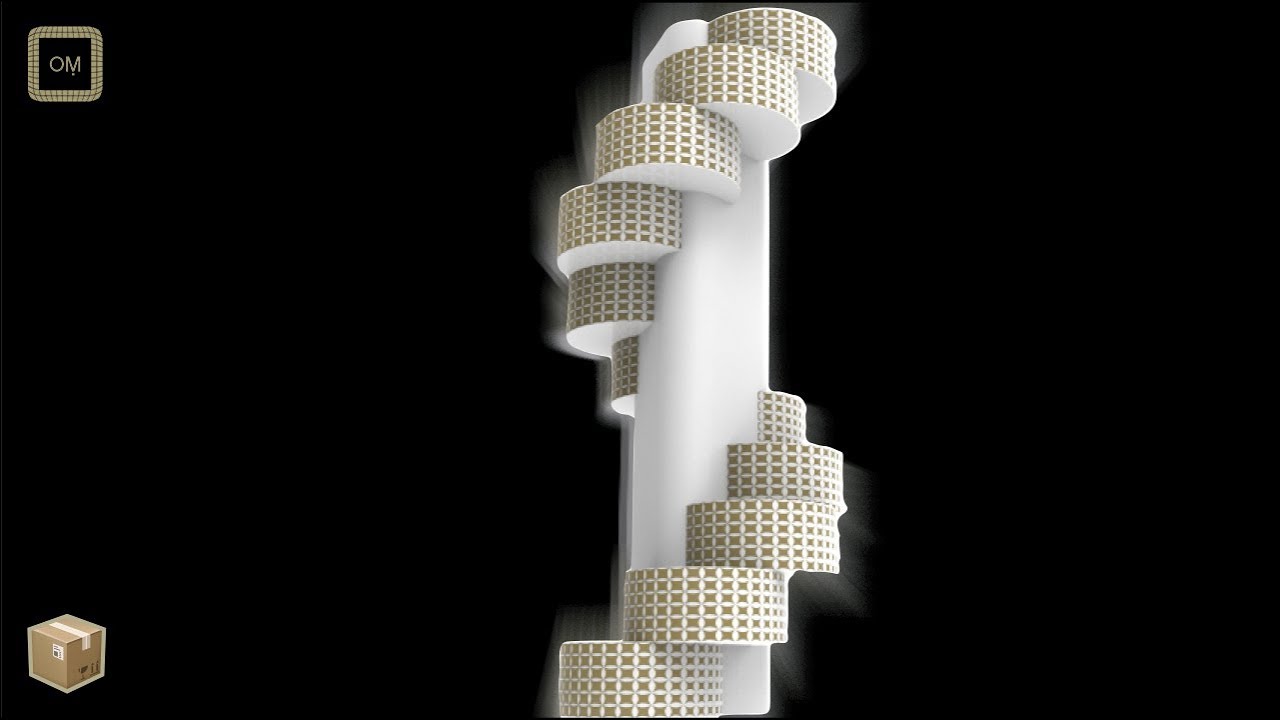 grasshopper Tutorial Parametric Tower Part 2/2 - YouTube