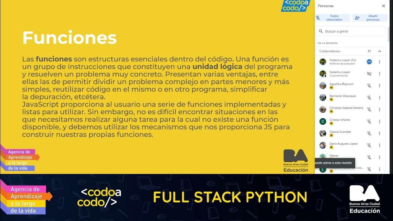 Full Stack con Python - Clase 15 - Codo a Codo - YouTube