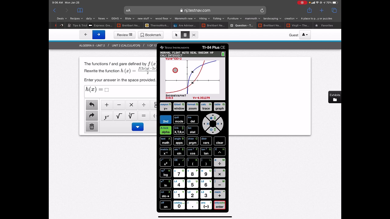 How to use a graphing calculator on an AP test - YouTube