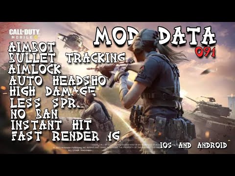 MOD DATA APK CODM o91 AIMBOT | AIMLOCK AND MORE - YouTube