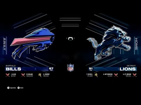 Buffalo Bills VS Detroit Lions IN A SHOWDOWN - YouTube