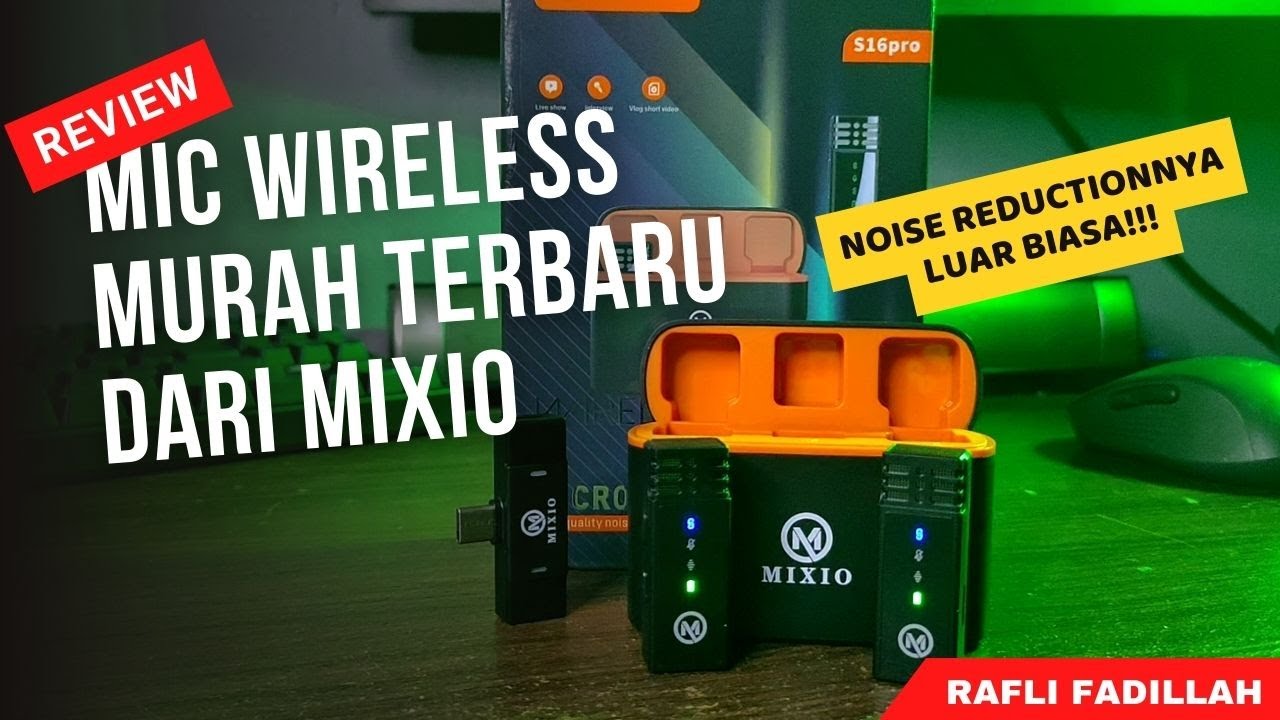 FULL REVIEW MIXIO S16 PRO MIC WIRELESS MURAH Microphone Wireless Murah ...