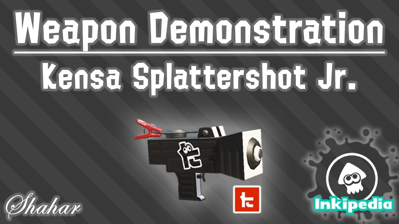 Splatoon 2 - Weapon Demonstration: Kensa Splattershot Jr. - YouTube