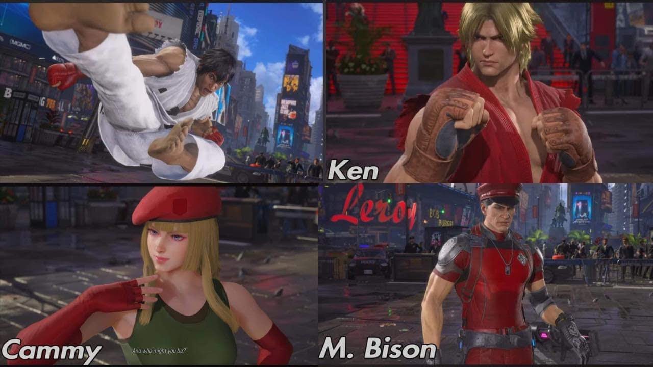 TEKKEN 8 - Custom STREET FIGHTER Characters Showcase - YouTube