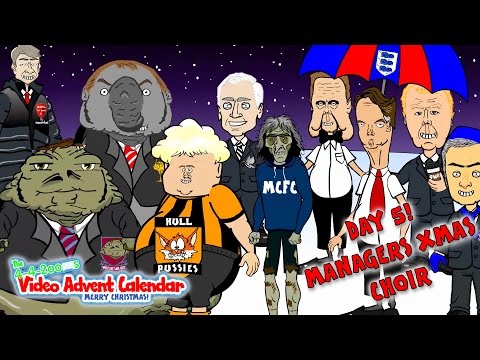 🎄DAY 5🎄 FOOTBALL MANAGERS CHOIR (442oons Advent Calendar 2015 Football Cartoon)