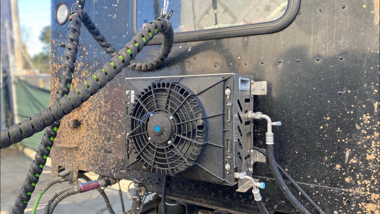 New Auxiliary AC unit on the FLD120 - YouTube
