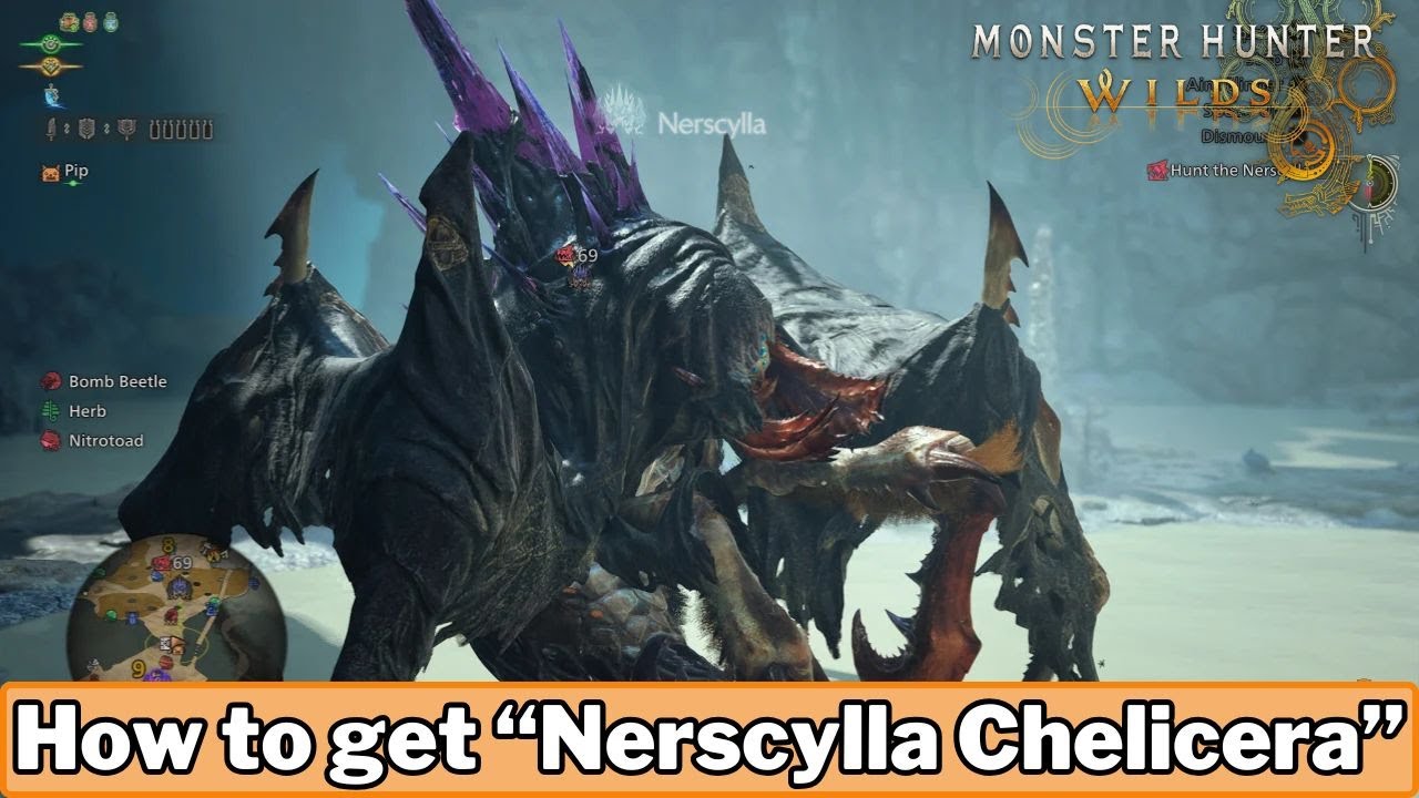 How to get Nerscylla Chelicera - Monster Hunter Wilds - YouTube